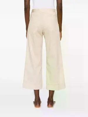WHITE SAND Wide-leg Trousers - Neutrals