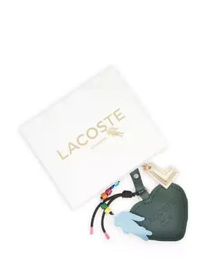 Lacoste Heart-shaped Beaded Key Holder - Green