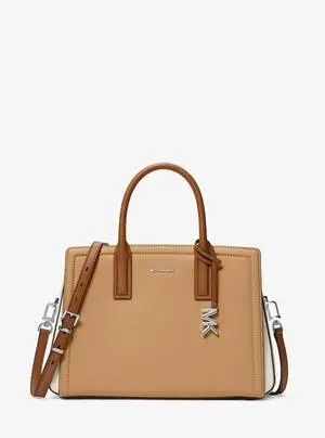 Michael Kors Laila Medium Satchel Brown