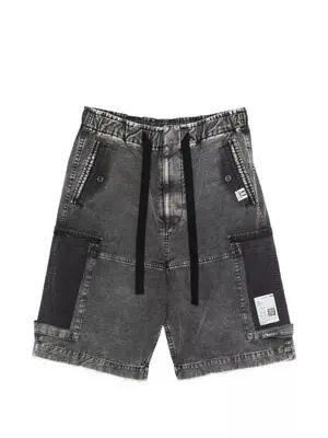 Mihara Yasuhiro Logo-detail Cargo Shorts - Black