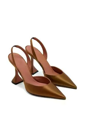 Amina Muaddi 95mm Holli Pumps