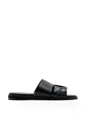 FORSA Ernesto Woven Sandals - Black