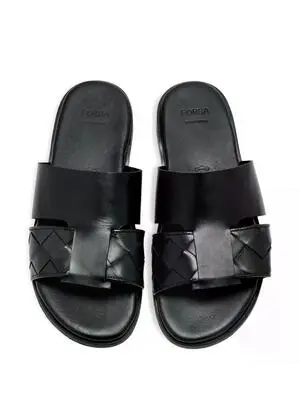 FORSA Ernesto Woven Sandals - Black
