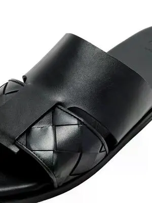 FORSA Ernesto Woven Sandals - Black