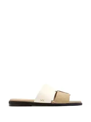 FORSA Ernesto Panelled Sandals - Neutrals