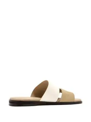 FORSA Ernesto Panelled Sandals - Neutrals