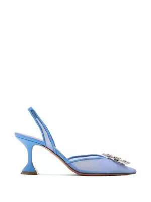 Amina Muaddi Mid Heel Pumps For Women