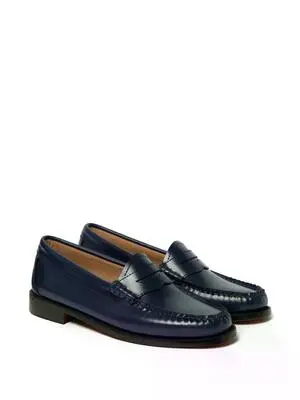 G.H.BASS Weejuns Leather Penny Loafers - Blue