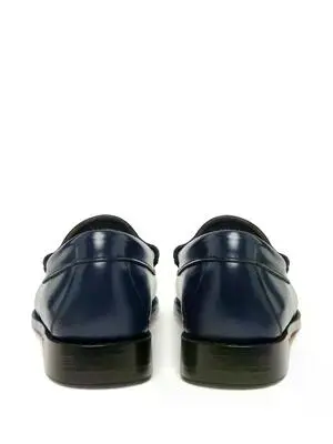 G.H.BASS Weejuns Leather Penny Loafers - Blue