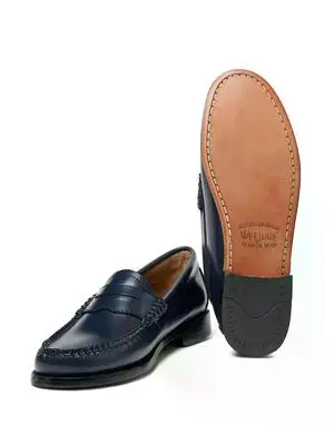 G.H.BASS Weejuns Leather Penny Loafers - Blue