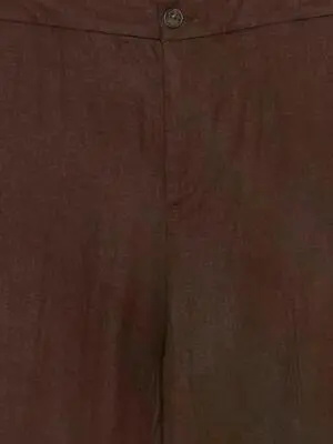 HEVO Buttoned Tailored Trousers - Brown