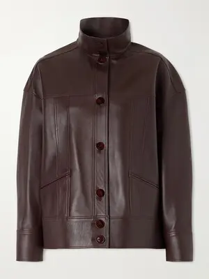 Galvan Paneled Leather Jacket
