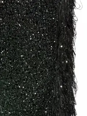 SIMONA CORSELLINI Embellished Fringed Scarf