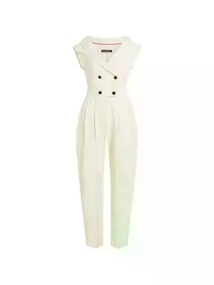 Karl Lagerfeld Tailored Jumpsuit - Neutrals