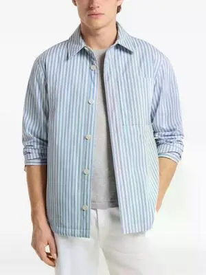 Michael Kors Striped Shirt Jacket