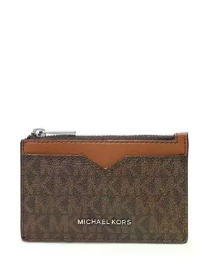 Michael Kors Hudson Zip Cardholder - Brown