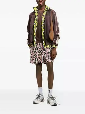Palm Angels Classic Logo Vintage Track Jacket - Brown
