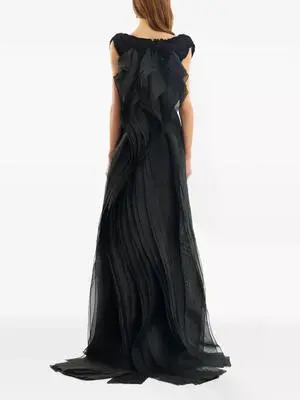 GEMY MAALOUF Embroidered Maxi Dress
