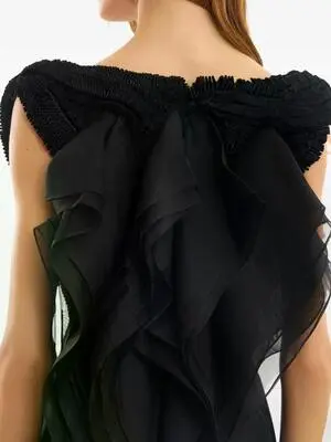 GEMY MAALOUF Embroidered Maxi Dress