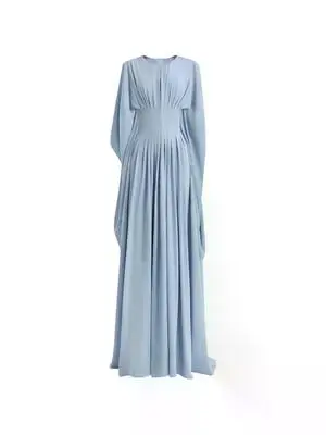 GEMY MAALOUF Flowy High-neck Maxi Dress