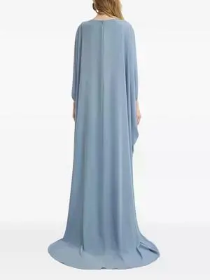 GEMY MAALOUF Flowy High-neck Maxi Dress