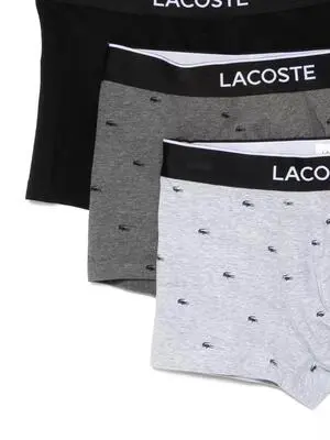 Lacoste Cotton Jersey Trunks - Grey