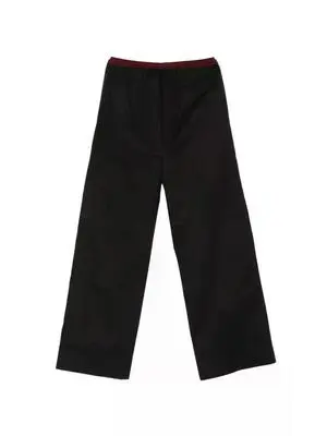 Plan C Elasticated Trousers - Black