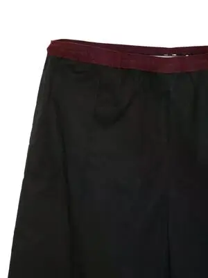 Plan C Elasticated Trousers - Black