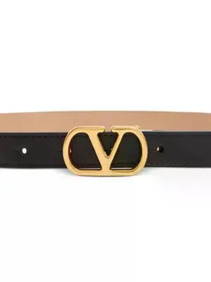 Valentino Garavani Reversible Vlogo Signature Belt - Black