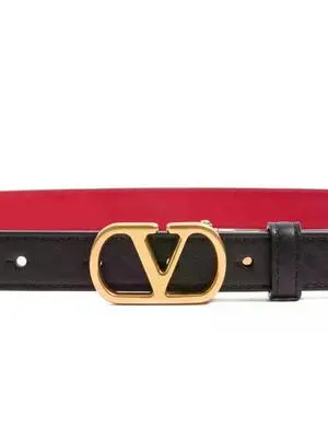 Valentino Garavani Reversible Vlogo Signature Belt - Black