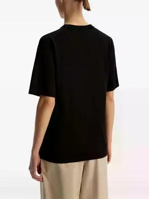 12 STOREEZ Crew-neck T-shirt - Black