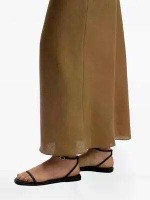 12 STOREEZ Linen Maxi Skirt