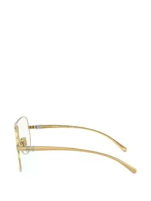 Miu Miu Pilot-frame Sunglasses - Gold