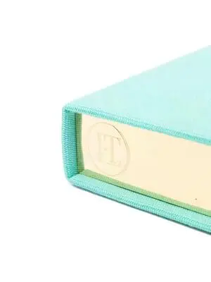 OLYMPIA LE-TAN Breakfast At Tiffany's Embroidered Clutch - Blue