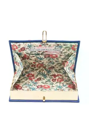 OLYMPIA LE-TAN Sicilian Legends Clutch Bag - Blue