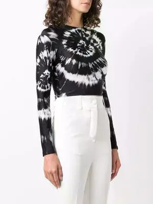 Philipp Plein Tie-dye Cropped Top