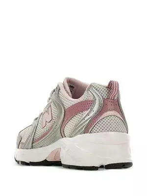 NEW BALANCE Paneled Mesh Sneakers - Silver