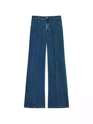 Theory Seam-detail Wide-leg Jeans