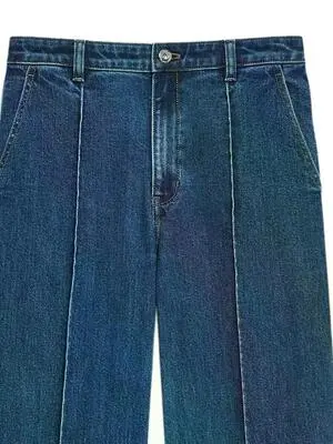 Theory Seam-detail Wide-leg Jeans