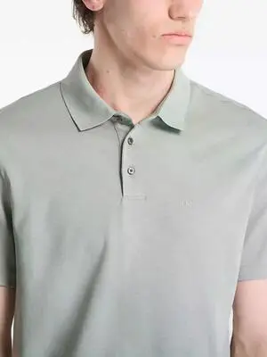 Calvin Klein Logo-embroidered Polo Shirt - Green