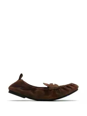 Burberry Logo Plaque Loafers