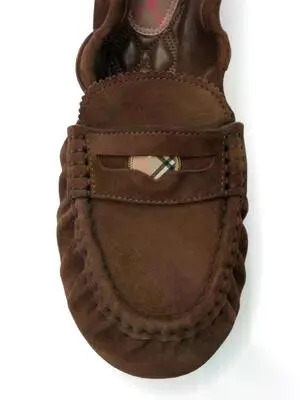 Burberry Logo Plaque Loafers