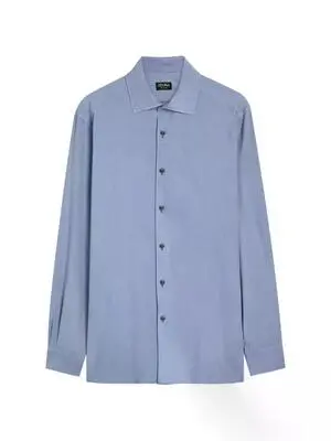 Zegna Long-sleeve Shirt - Blue