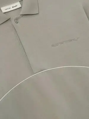 Fear Of God Active Trace Logo-print Piping-detail Sweater - Grey