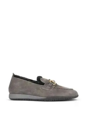 SERGIO MORETTI FIRENZE Shearling-trim Loafers