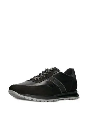 BUGATTI Panelled Logo-print Sneakers - Black