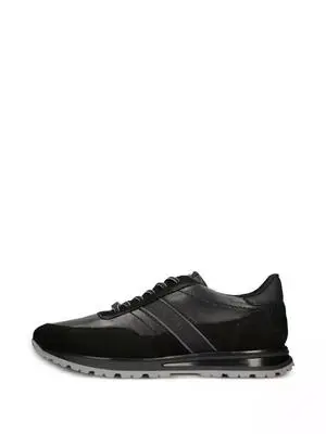 BUGATTI Panelled Logo-print Sneakers - Black