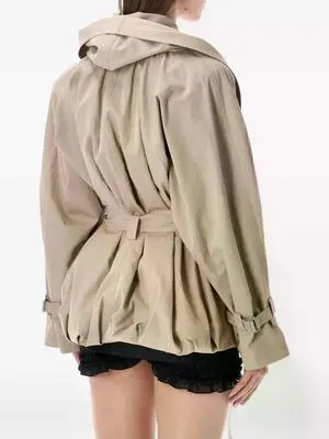 Magda Butrym Draped-collar Belted Jacket