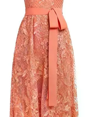 Elie Saab Lace-embroidered Tulle Dress