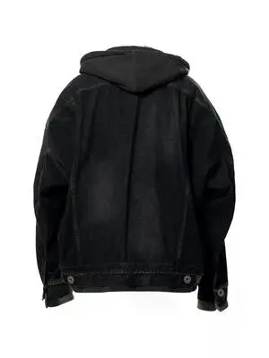 Mihara Yasuhiro Triple-layered Denim Jacket - Black